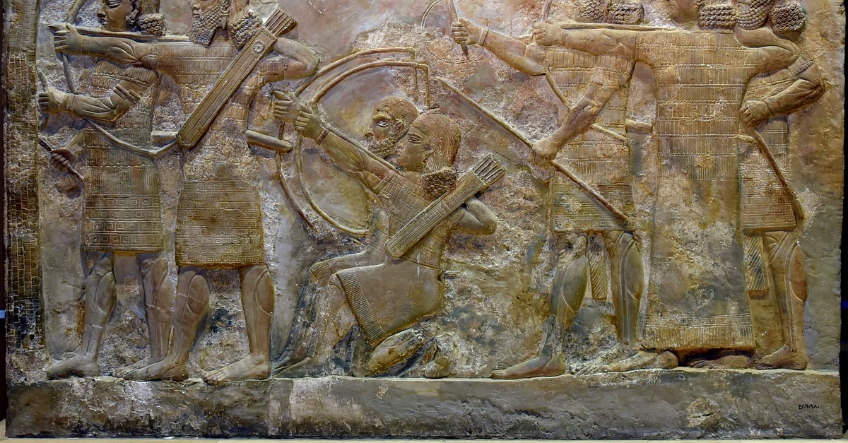 Assyrian Archers from Khorsabad - World History Encyclopedia