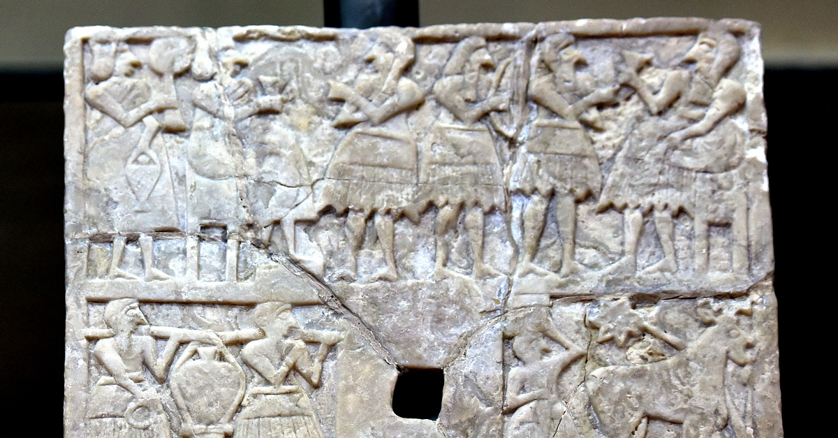 Sumerian Votive Plaque from Khafajah - World History Encyclopedia