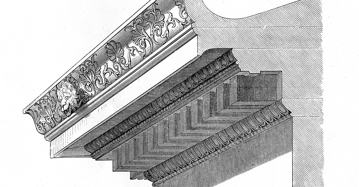Cornice, Temple of Athena, Priene - World History Encyclopedia
