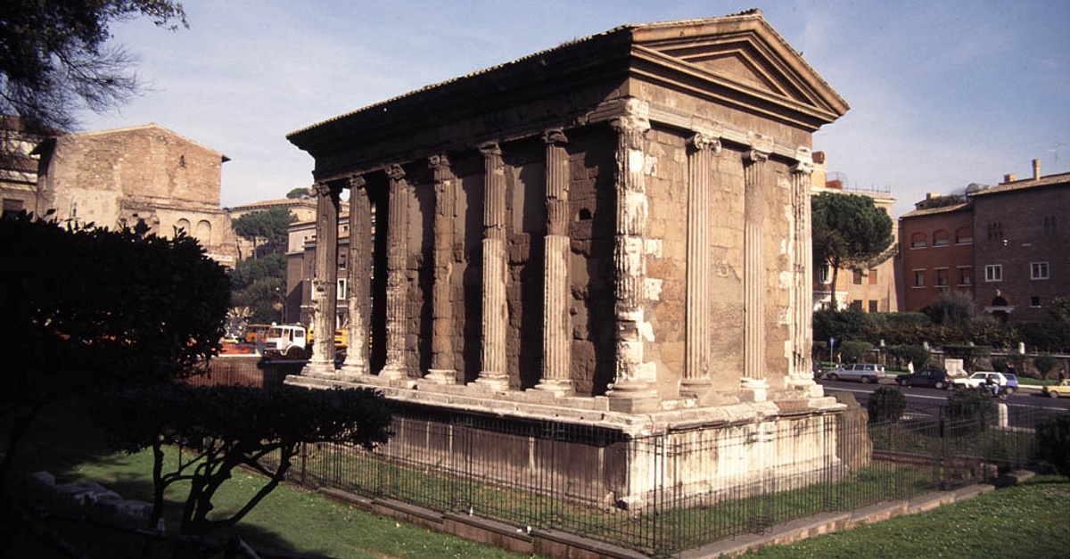 Rear, Temple of Portunus - World History Encyclopedia