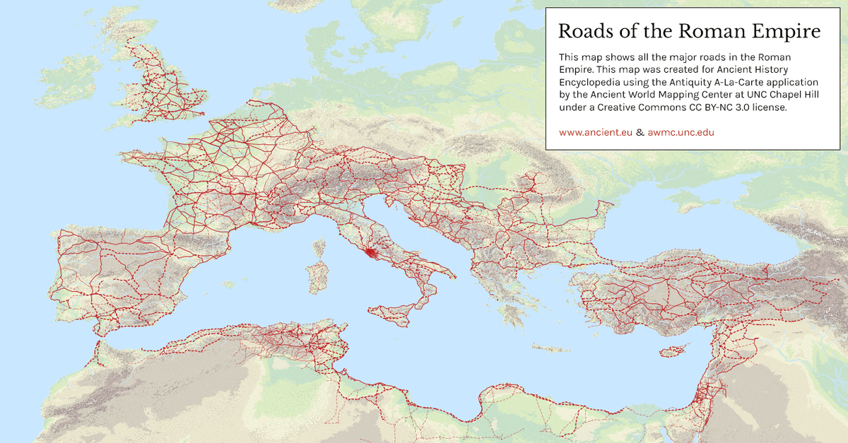 Roads of the Roman Empire - World History Encyclopedia