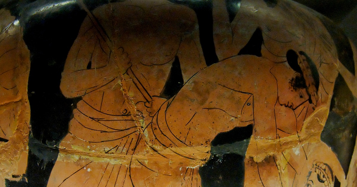 Red-figure Stamnos Depicting Philoctetes - World History Encyclopedia