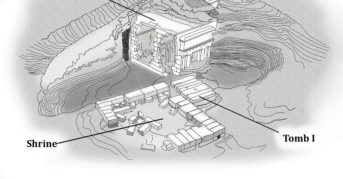Model of the Shrine & Tombs Under the Great Tumulus, Vergina - World ...