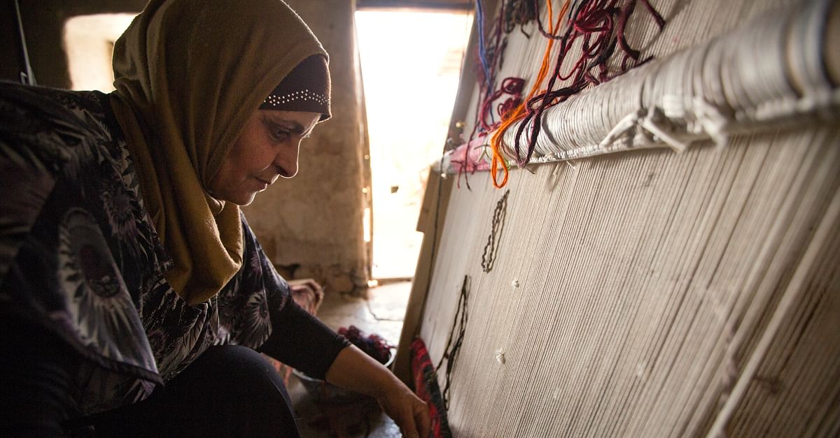 Woman Weaving, Lebanon - World History Encyclopedia