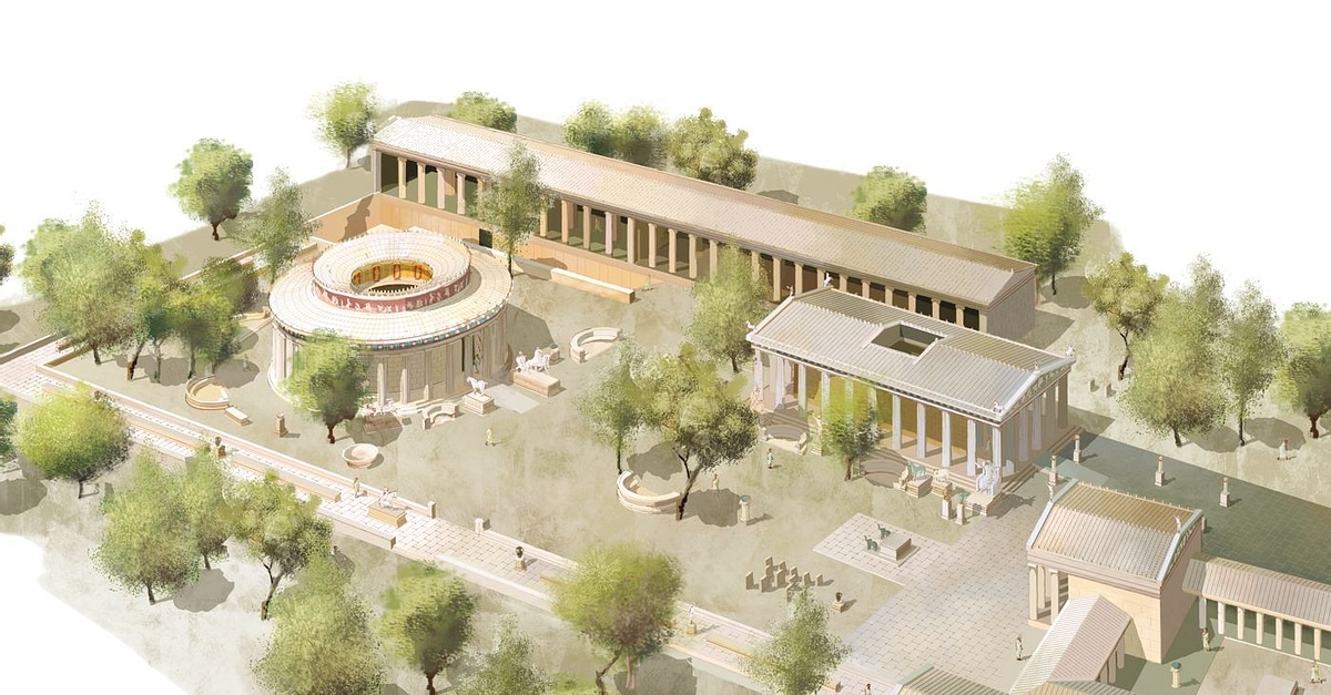 Reconstruction of Asclepeion of Epidaurus - World History Encyclopedia