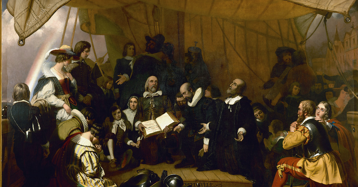 Embarkation of the Pilgrims - World History Encyclopedia