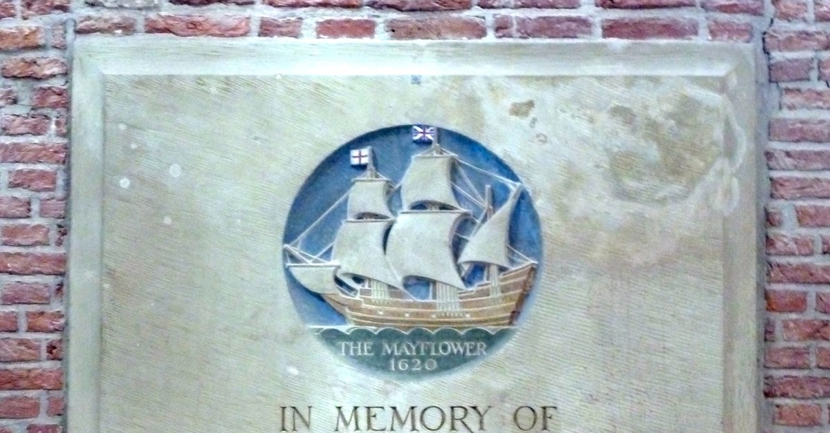 Mayflower Plaque in Leiden - World History Encyclopedia