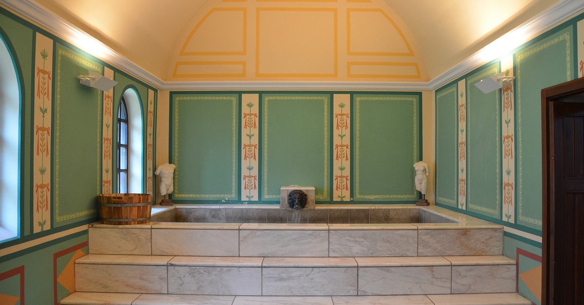 Roman Villa Borg - Reconstructed Caldarium - World History Encyclopedia