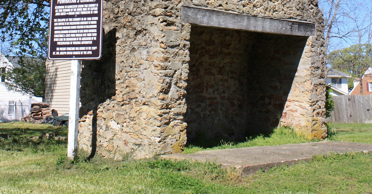 Powhatan's Chimney - World History Encyclopedia