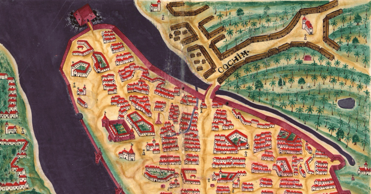 Map of Cochin - World History Encyclopedia