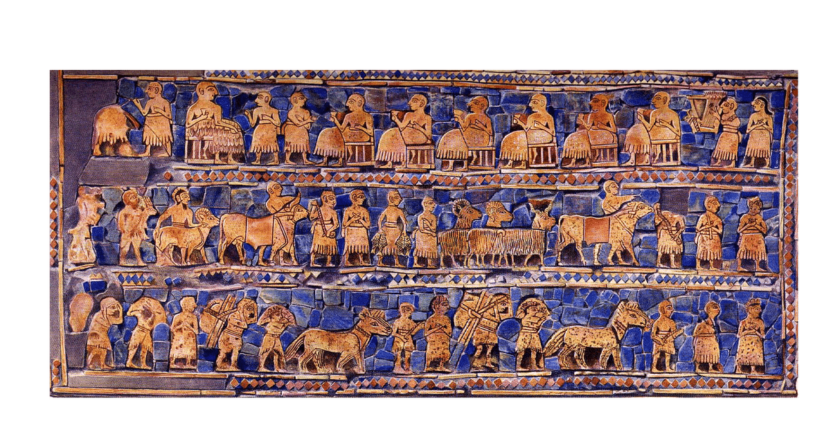 Reverse Side, Standard of Ur - World History Encyclopedia