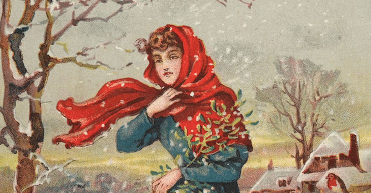 Lady Gathering Mistletoe - World History Encyclopedia