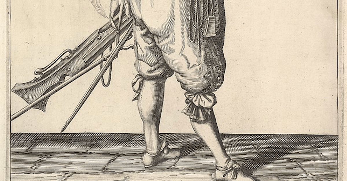 17th-century Musketeer Loading His Weapon - World History Encyclopedia