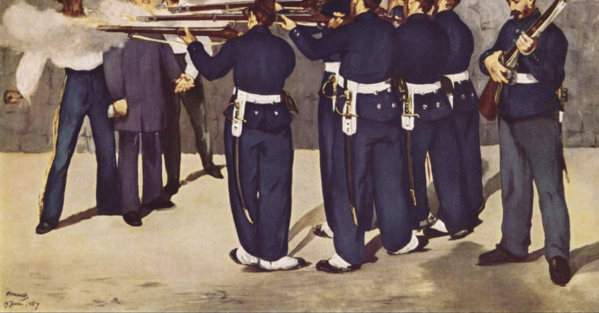 The Execution of Emperor Maximilian by Manet - World History Encyclopedia