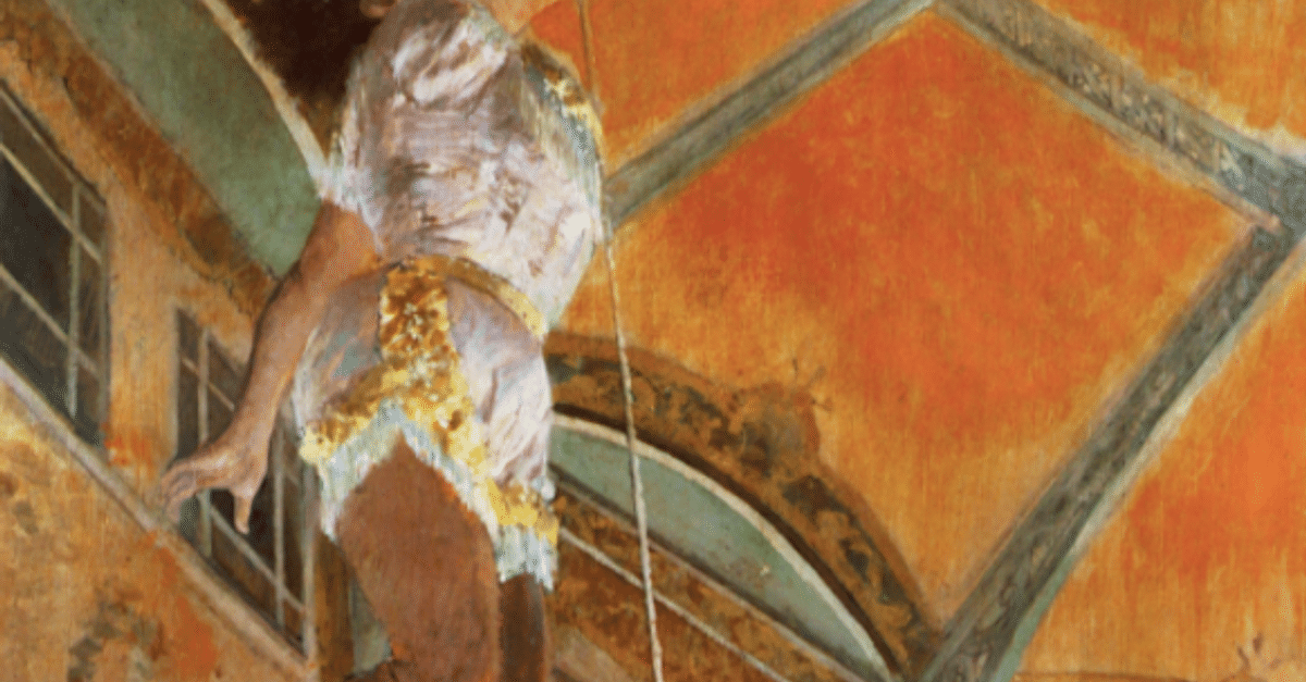 Miss La La at the Cirque Fernando by Degas - World History Encyclopedia