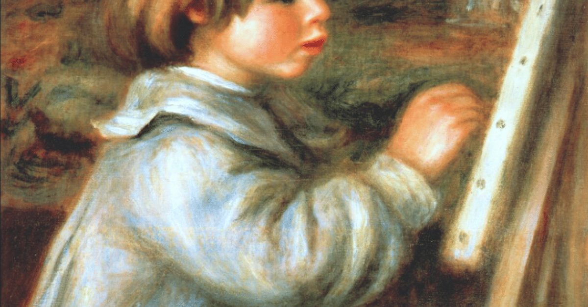 Claude Renoir Painting by Renoir - World History Encyclopedia