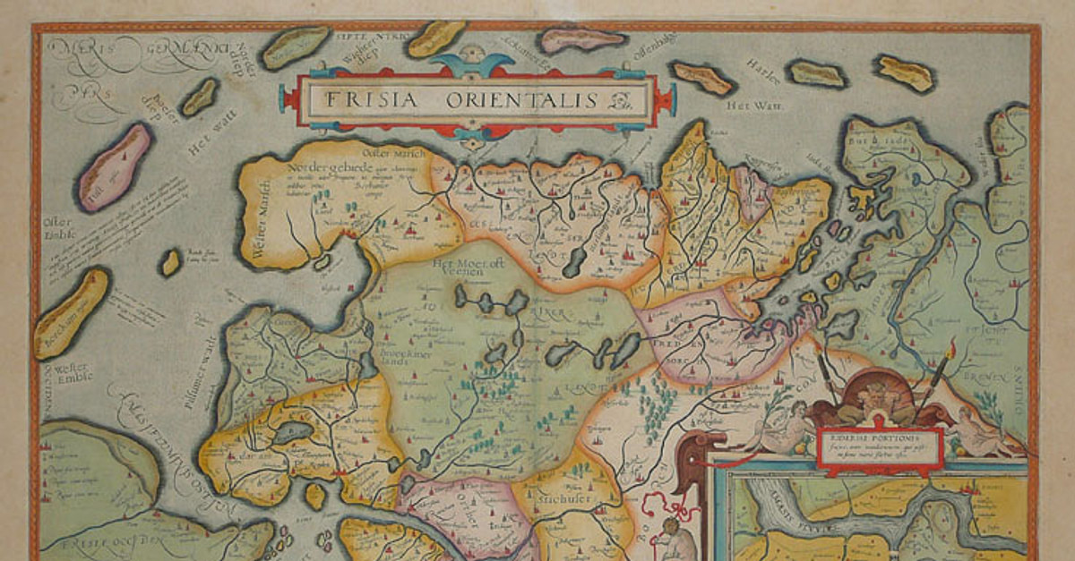 Map of East Frisia - World History Encyclopedia