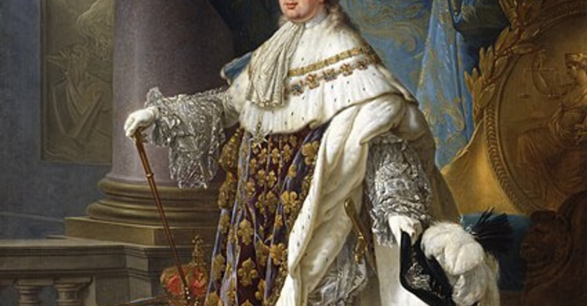 King Louis XVI of France in Grand Royal Costume, 1779 - World History ...