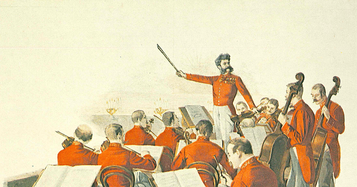 Johann Strauss II Conducting (Illustration) - World History Encyclopedia