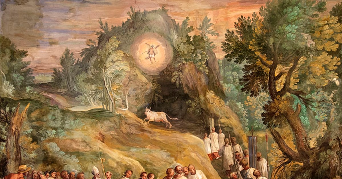 Archangel Michael Appearing at Monte Gargano - World History Encyclopedia