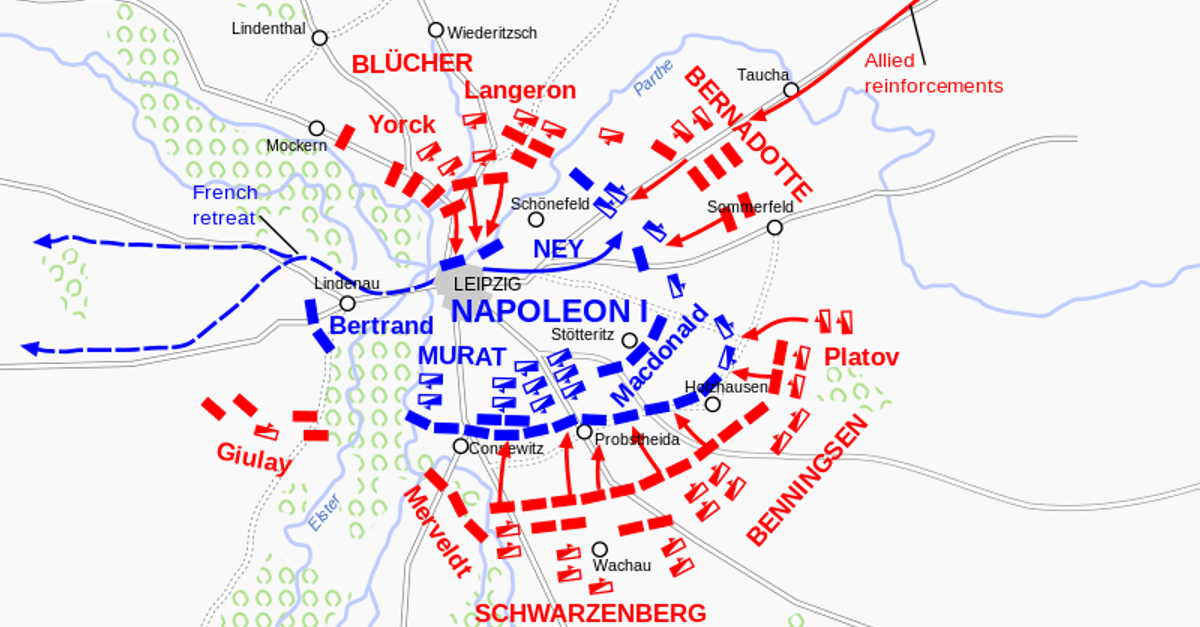 Battle of Leipzig, 18 October 1813 - World History Encyclopedia