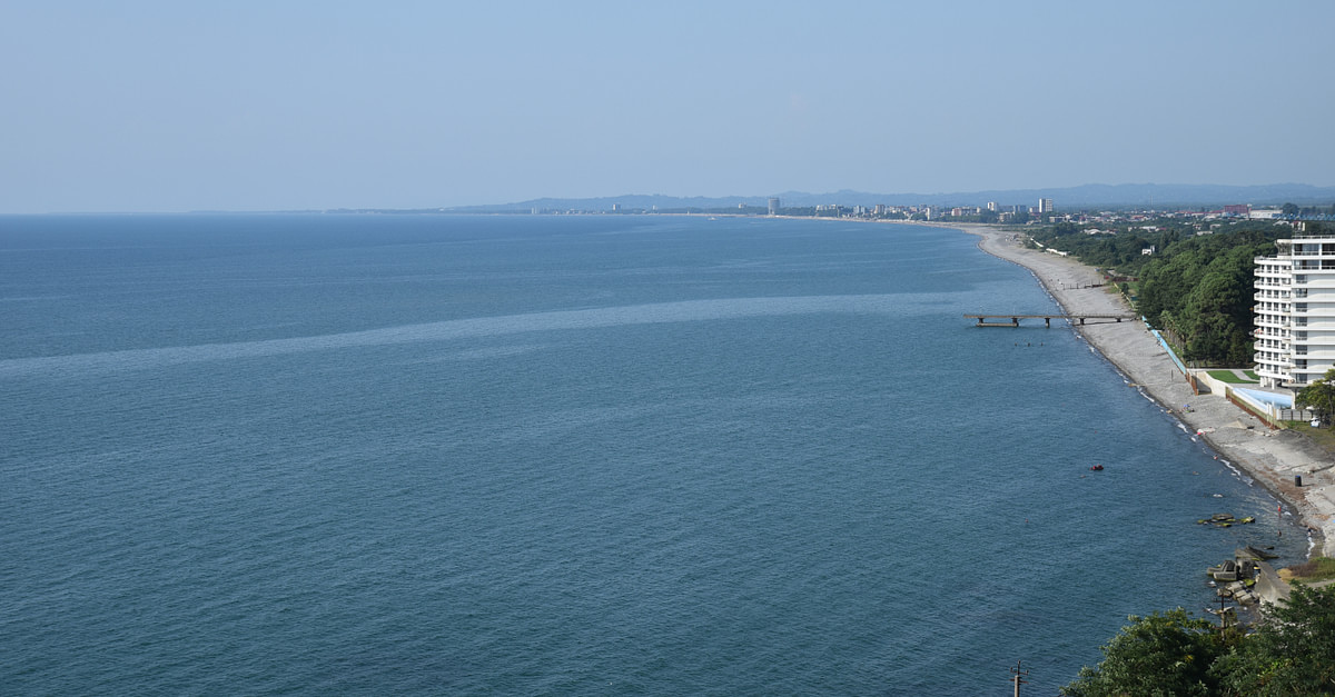 View of the Black Sea towards Phasis - World History Encyclopedia