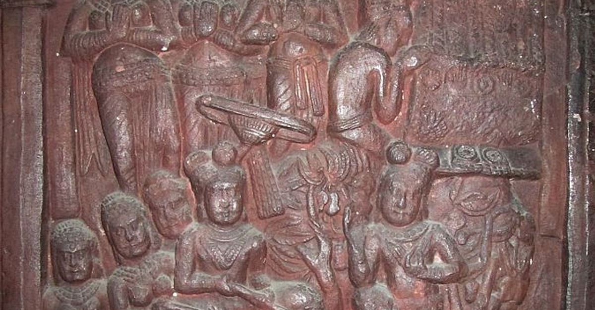 King Ajatashatru Venerates the Buddha - World History Encyclopedia