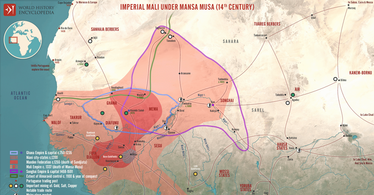 Timbuktu Map Of Africa