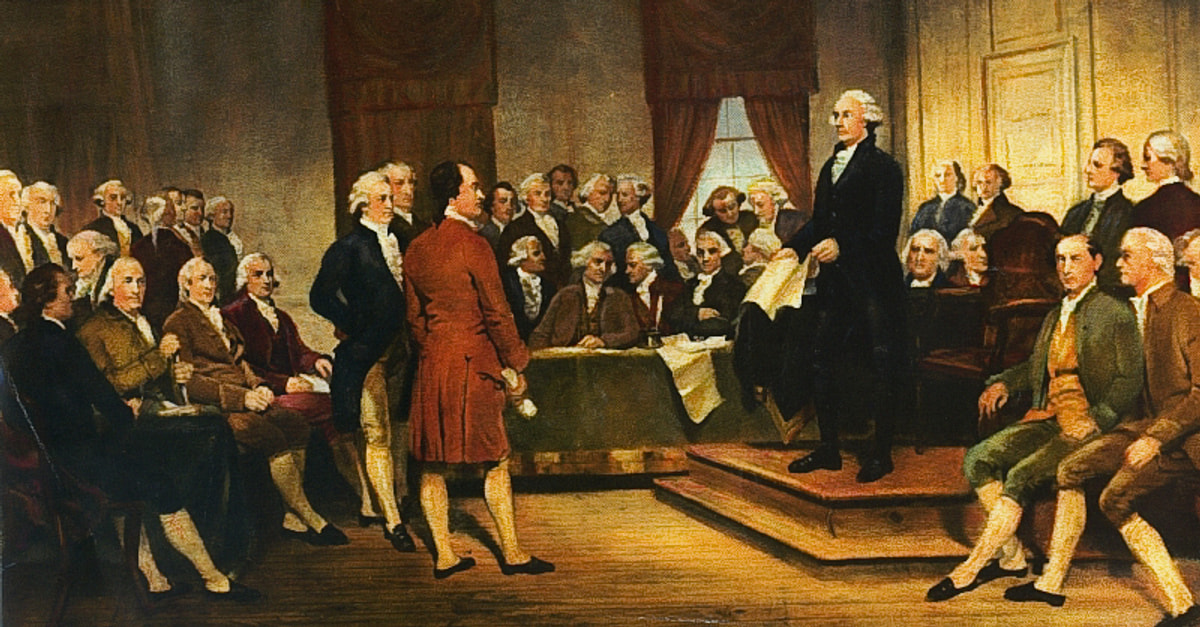 Washington at the Constitutional Convention, 1787 - World History ...