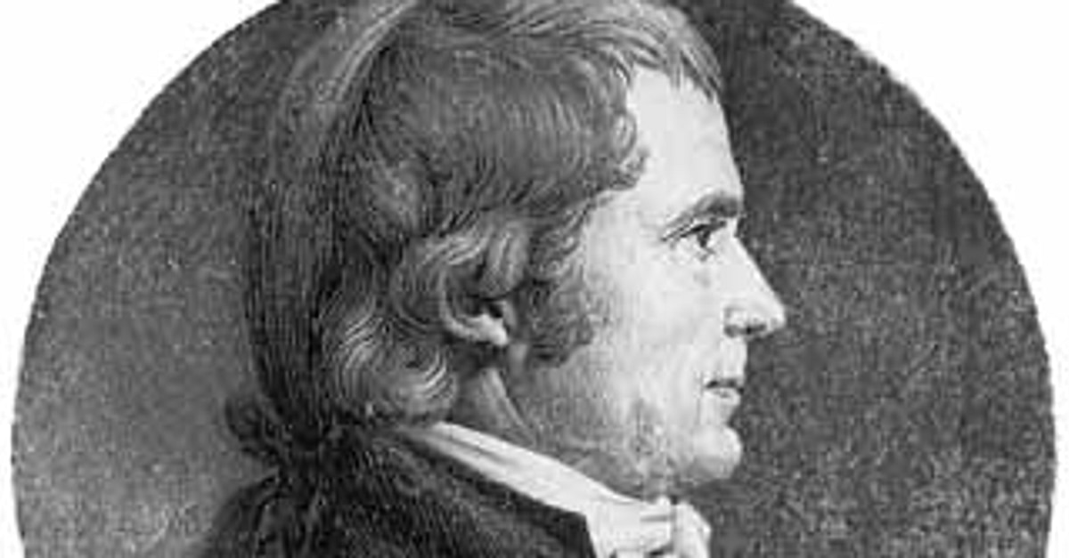 Engraving of John Marshall, 1808 - World History Encyclopedia