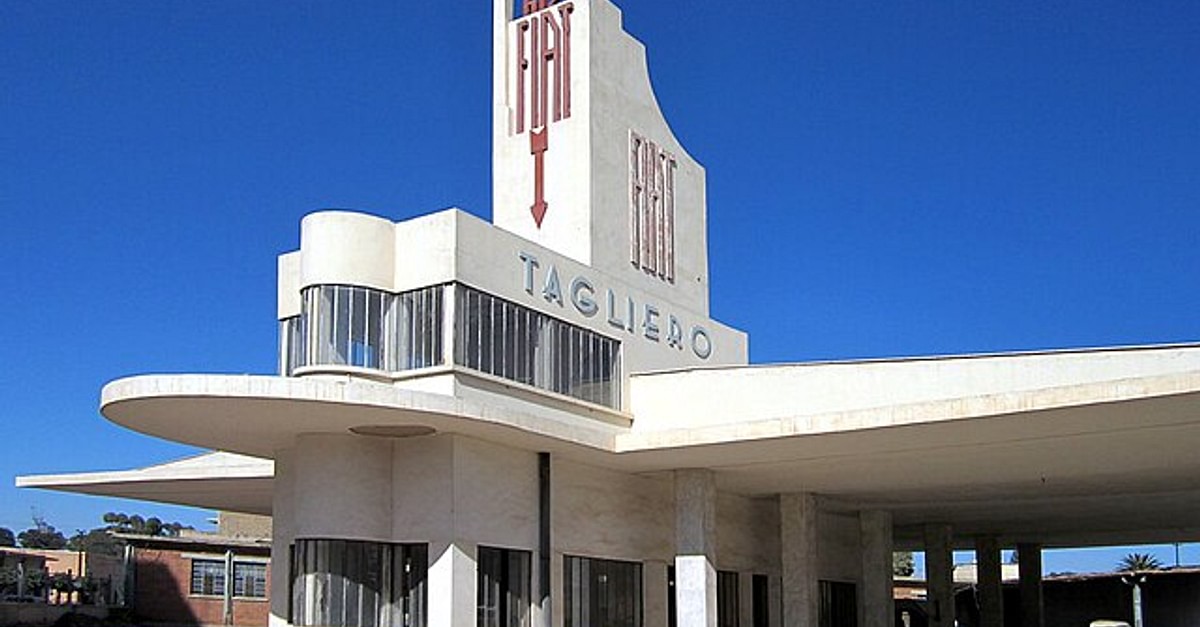 The Fiat Tagliero Building in Asmara - World History Encyclopedia