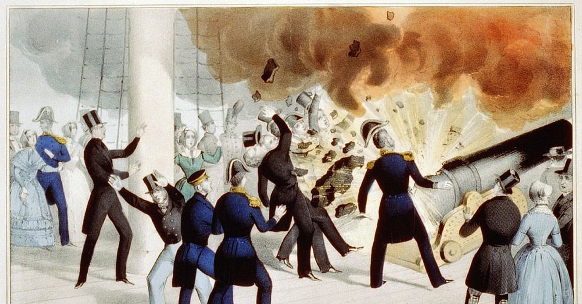 Princeton Explosion 28 February 1844 - World History Encyclopedia