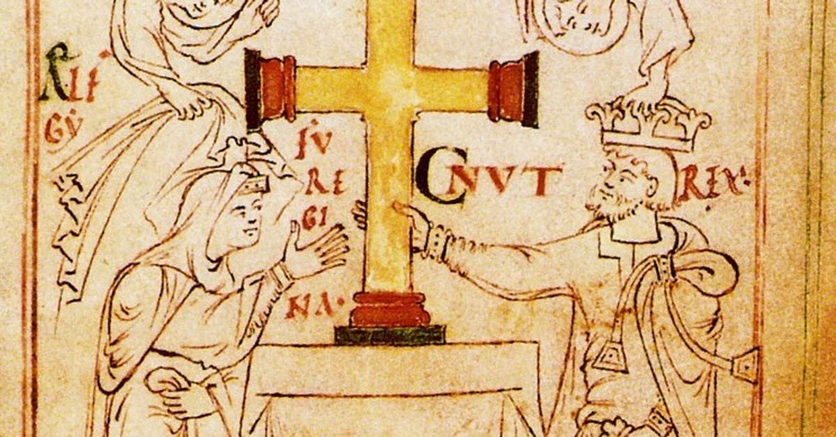 Emma of Normandy and Cnut: New Minster Liber Vitae - World History ...