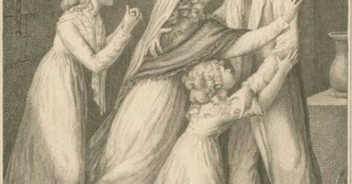 Prison Reunion of Lafayette with His Wife and Daughters - World History ...