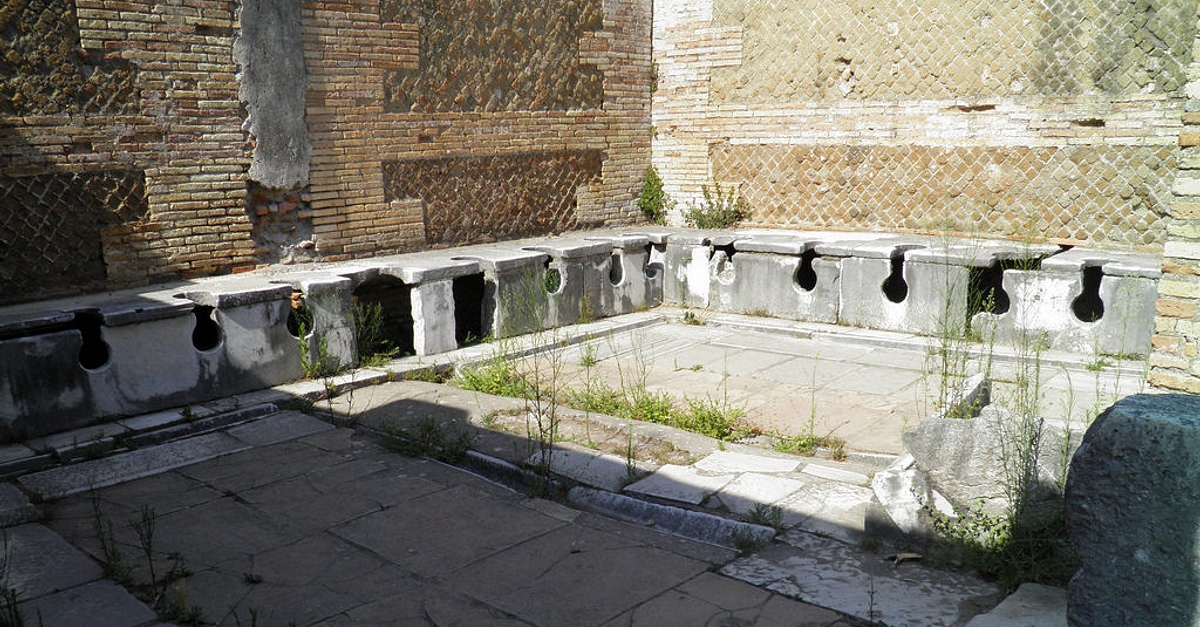 Roman Latrine, Ostia - World History Encyclopedia