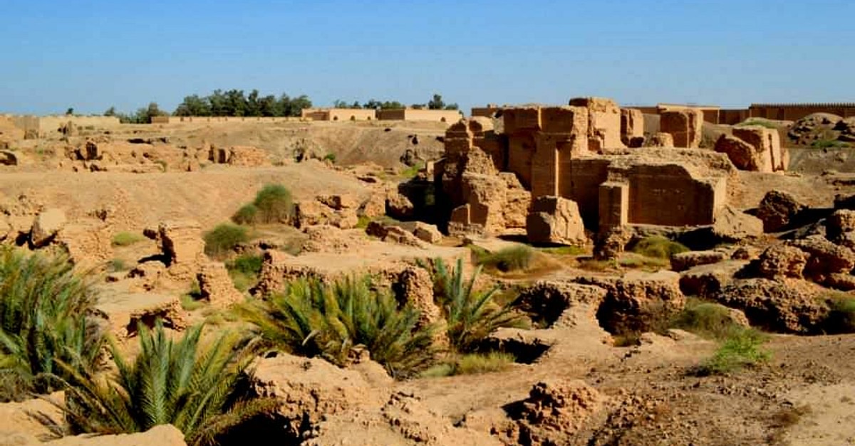 Ruins of the North Palace of Nebuchadnezzar II, Babylon - World History ...