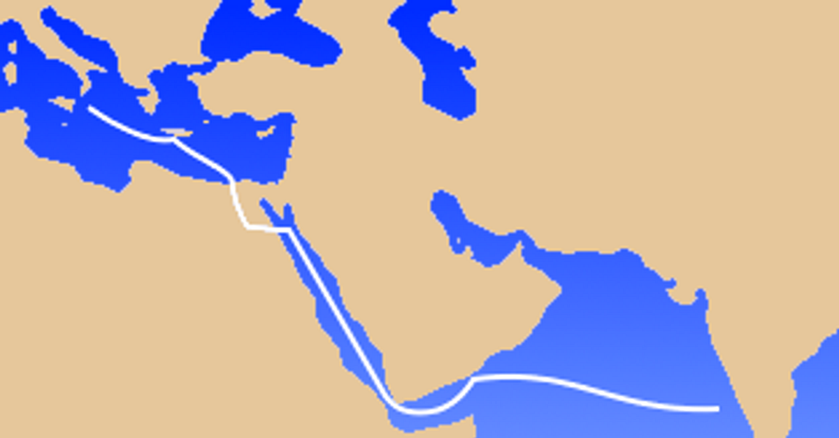 Possible Pepper Trade Route - World History Encyclopedia