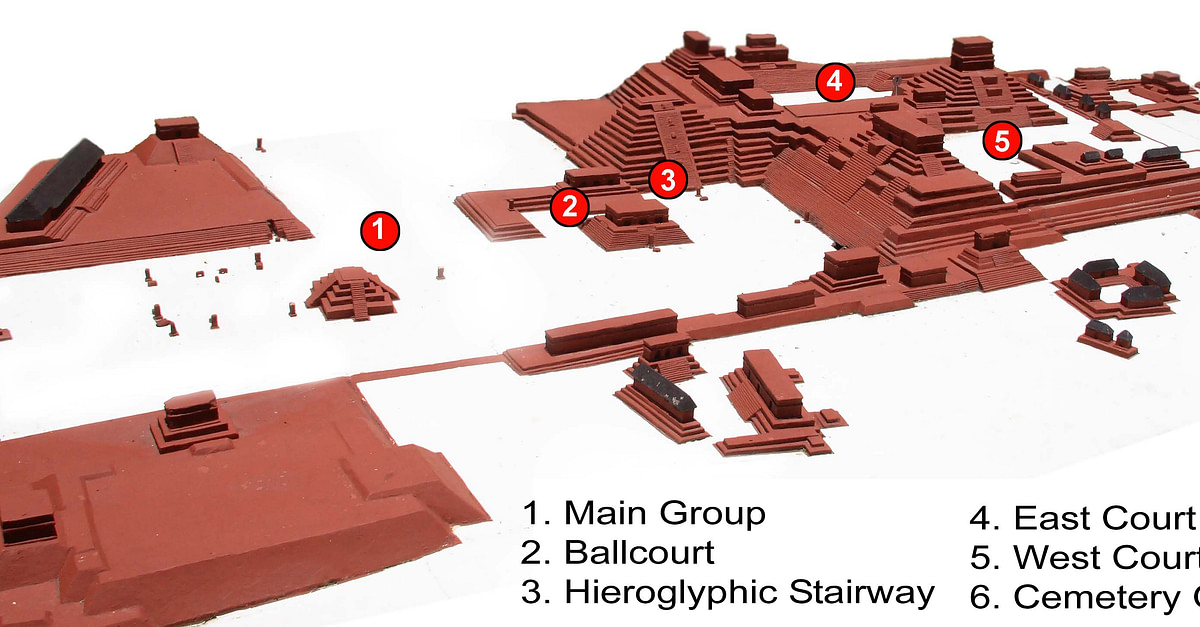 Copan Site Plan - World History Encyclopedia