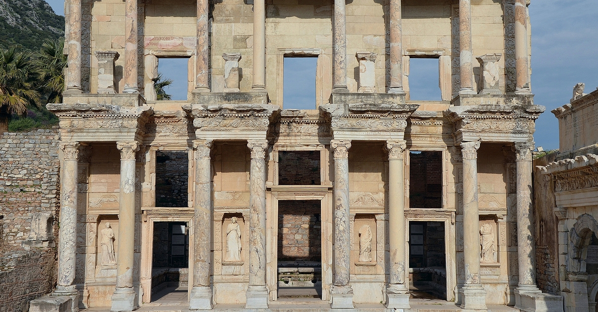 The Library of Celsus at Ephesus - World History Encyclopedia