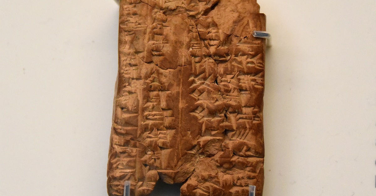 Aramaic Alphabet written in Cuneiform Signs - World History Encyclopedia