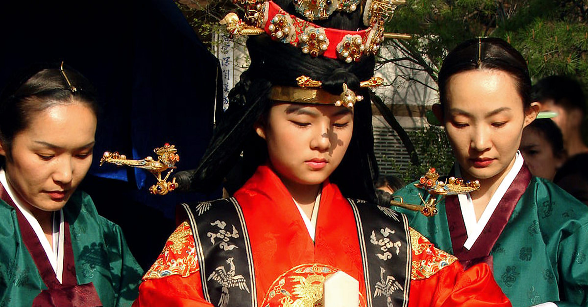 Korean Royal Wedding Re-enactment - World History Encyclopedia