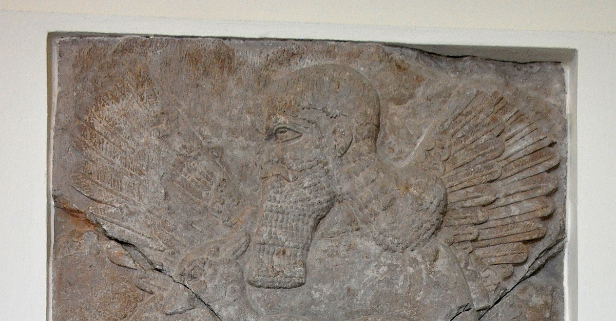 Bare-headed Apkallu with Four Wings - World History Encyclopedia