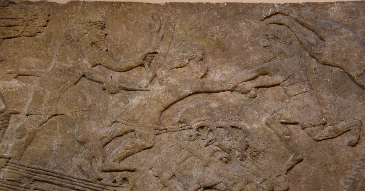 Assyrian Enemies Trying to Escape - World History Encyclopedia