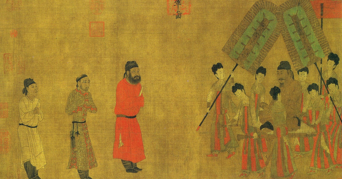 An Audience with Taizong by Yan Liben - World History Encyclopedia