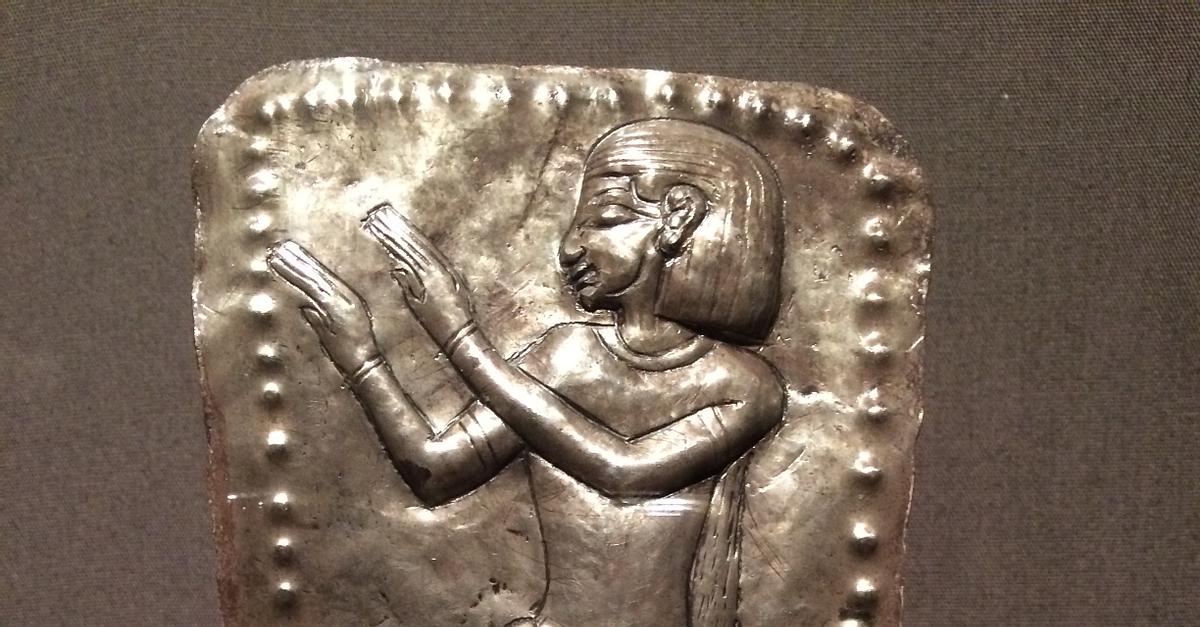 Silver Plaque from Ancient Egypt - World History Encyclopedia