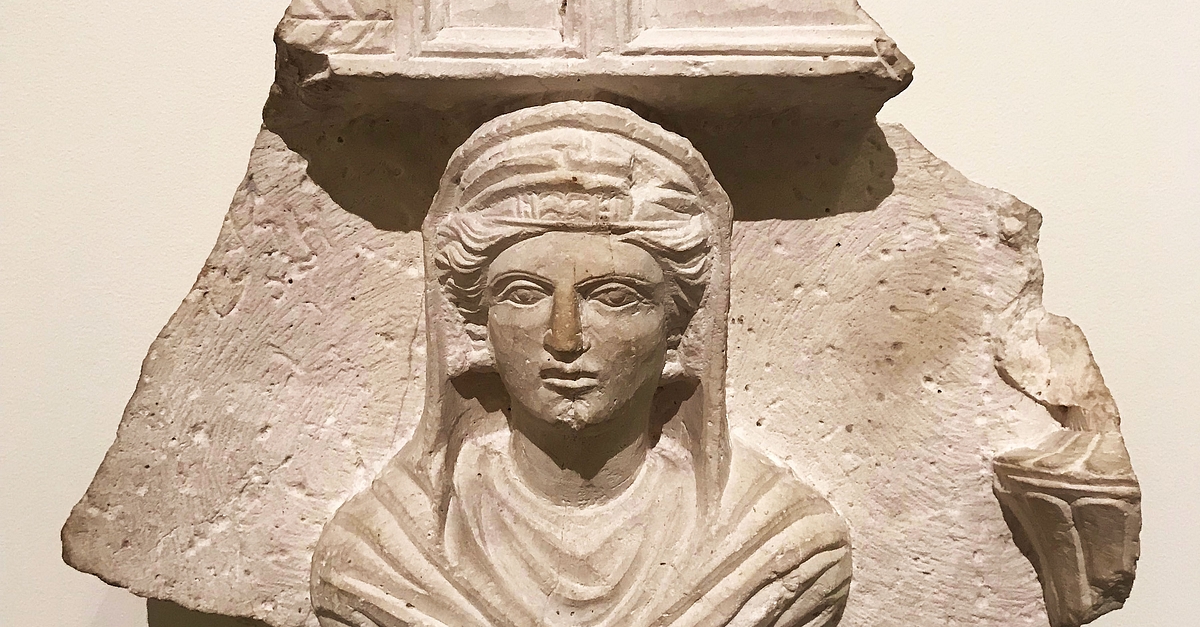 Funerary Relief of a Woman - World History Encyclopedia