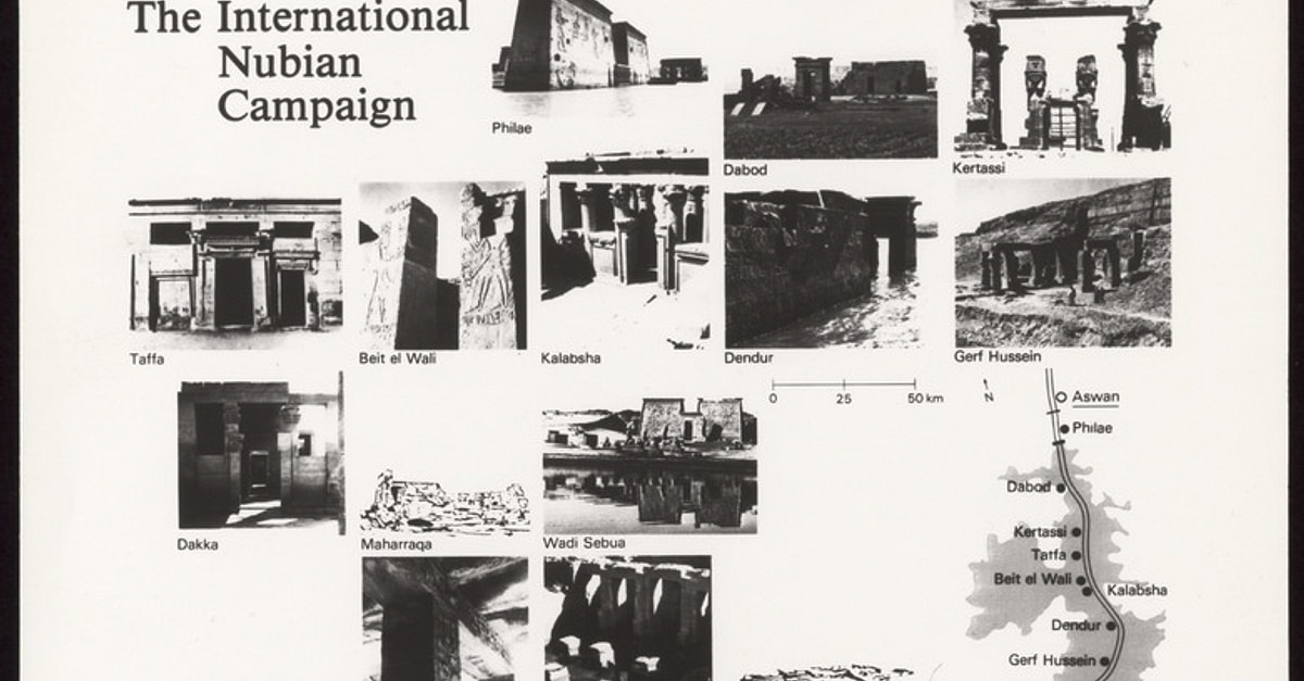 The International Nubian Campaign - Monuments Rescued - World History ...
