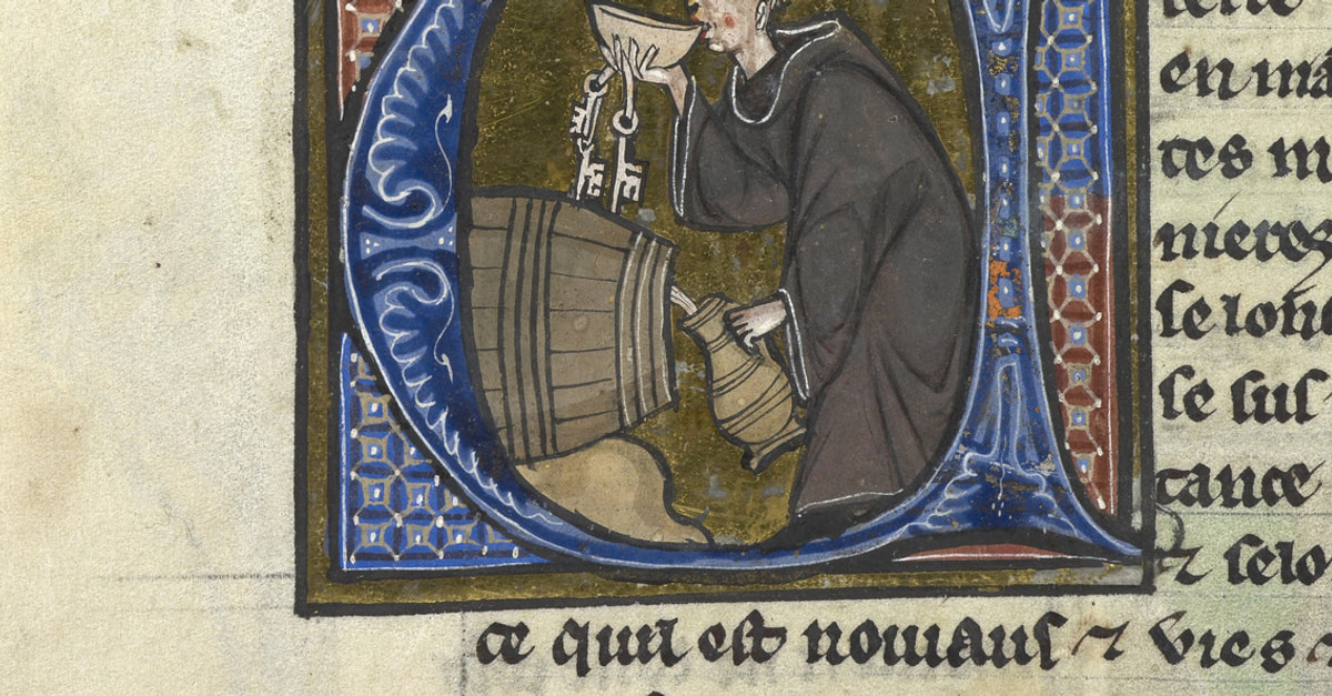A Monk Tasting Wine - World History Encyclopedia