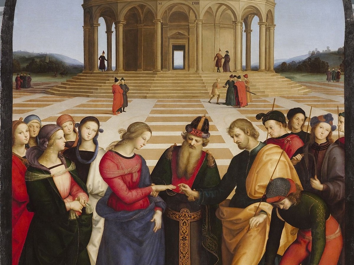 The Marriage Of The Virgin Raphael Salvador Dali Raphael Marriage De