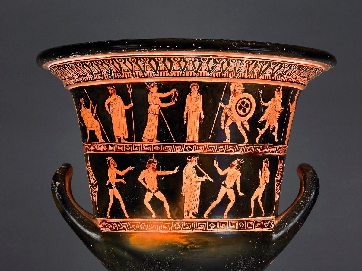 Niobides Krater Krater With Red Figures. 6th 5th Century BC